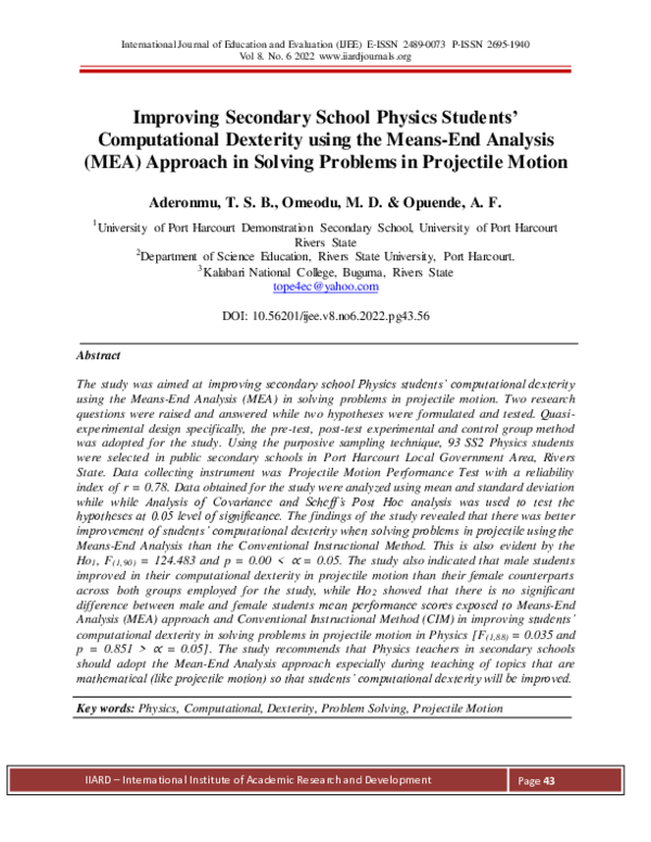(PDF) Improving Secondary School Physics Students’ Computational ...