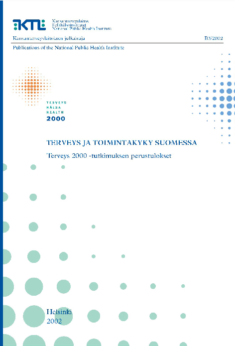 (PDF) Terveys ja toimintakyky Suomessa : Terveys 2000 -tutkimuksen ...