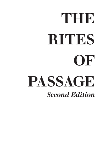 (PDF) THE RITES OF PASSAGE