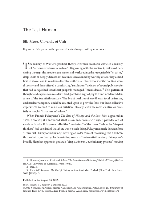 (PDF) The Last Human