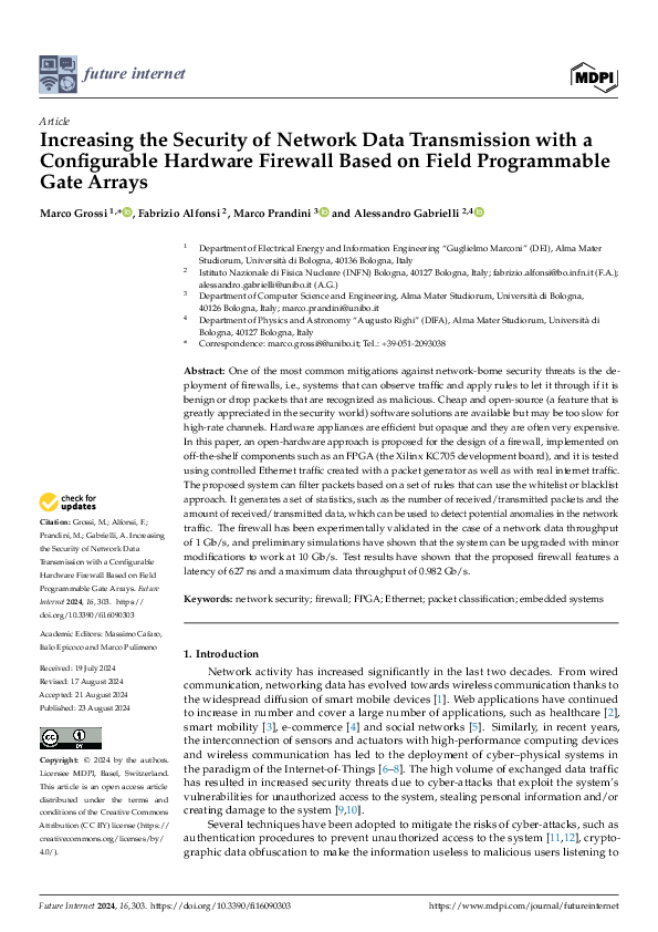 (PDF) Increasing the Security of Network Data Transmission with a ...