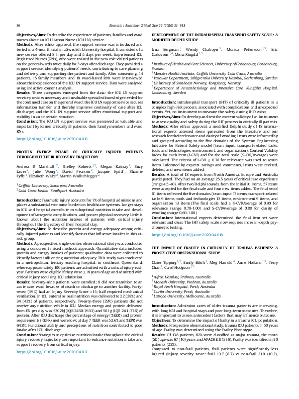 (PDF) Development of the intrahospital transport safety scale: a modified Delphi study