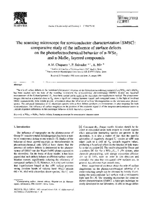 (PDF) The scanning microscope for semiconductor characterization: photocurrent, photovoltage and ...