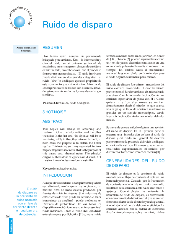 (PDF) Ruido de disparo