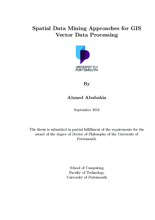(PDF) Spatial data mining approaches for GIS vector data processing