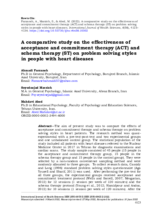(PDF) comparative study on the effectiveness of acceptance and ...