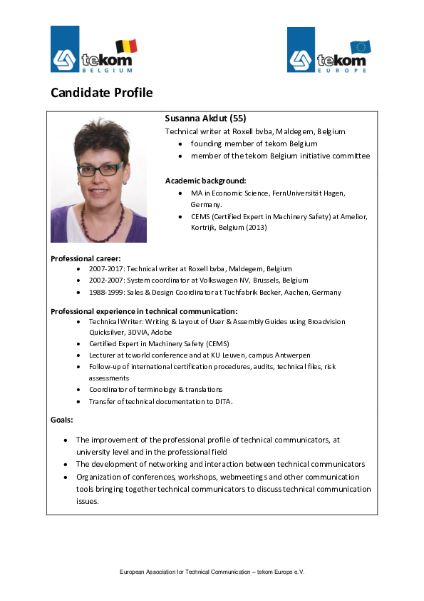 (PDF) Candidate Profile Professional career: Professional experience in ...