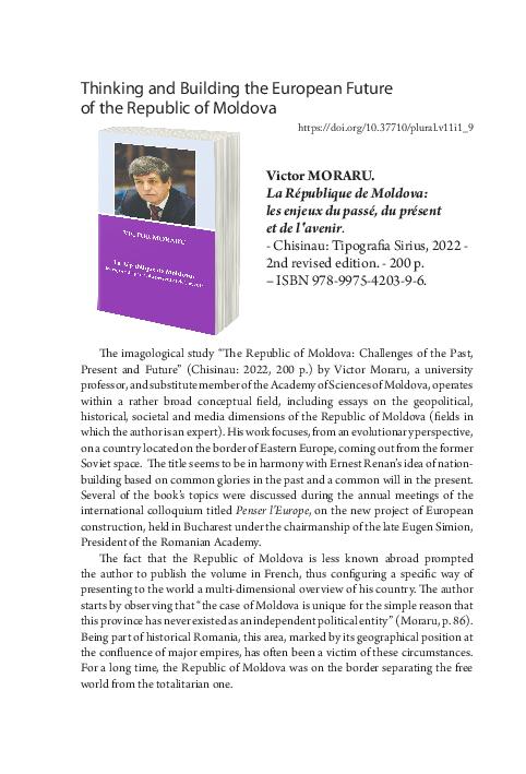 (PDF) Review, Victor Moraru, La République de Moldova: les enjeux du ...