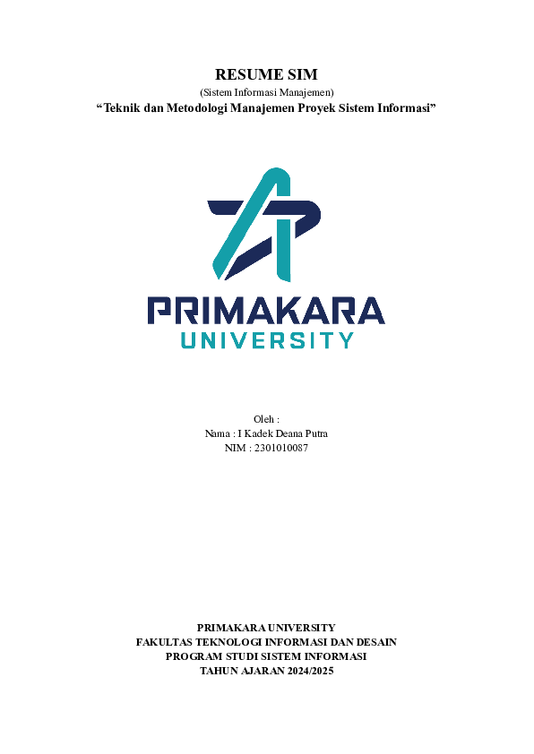 (PDF) RESUME SIM 2 DEANA PUTRA | 14_I Kadek Deana Putra - Academia.edu