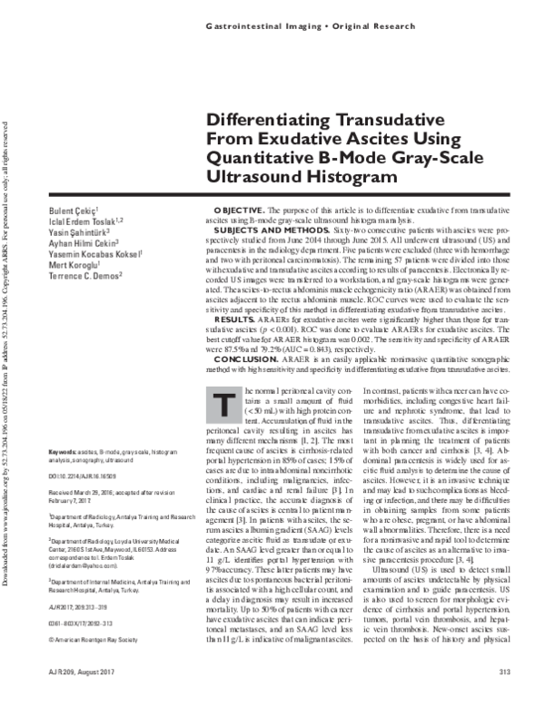 (PDF) Differentiating transudative from exudative pleural effusion ...