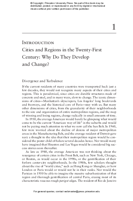 (PDF) 1 Introduction Cities and Regions in the Twenty-First Century ...