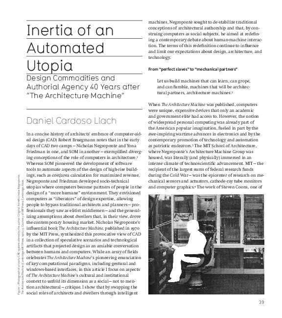 (PDF) Inertia of an Automated Utopia: Design Commodities and Authorial ...
