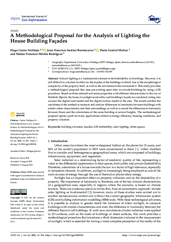 (PDF) A Methodological Proposal for the Analysis of Lighting the House ...