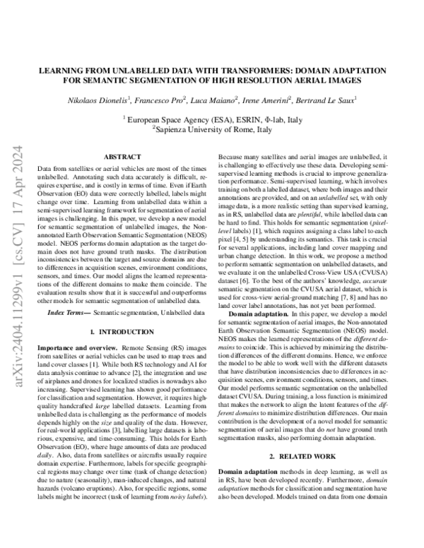 (PDF) Learning from Unlabelled Data with Transformers: Domain Adaptation for Semantic ...