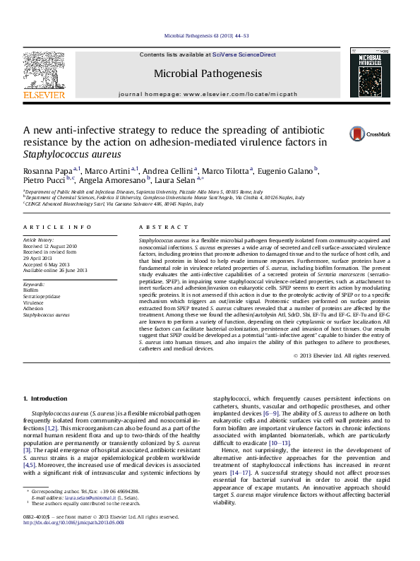 (PDF) A new anti-infective strategy to reduce the spreading of antibiotic resistance by the ...