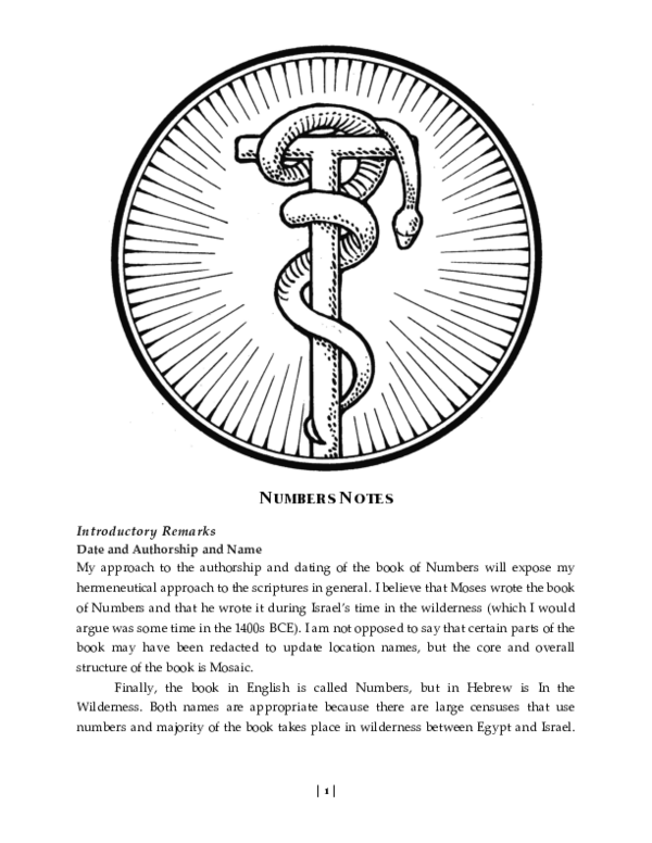 (PDF) Numbers Notes