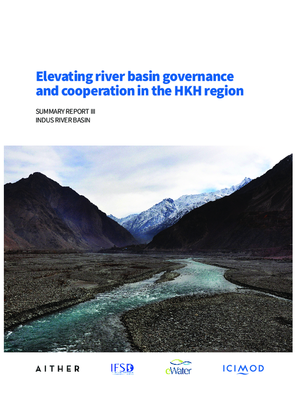 (PDF) Elevating river basin governance and cooperation in the HKH ...