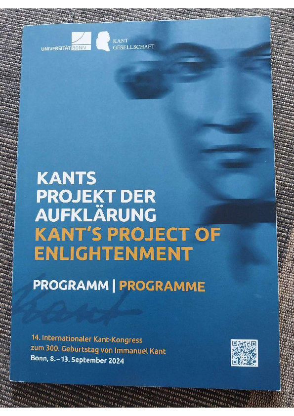 (PDF) Kant, Persons and Value Realism