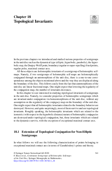 (PDF) Topological Invariants