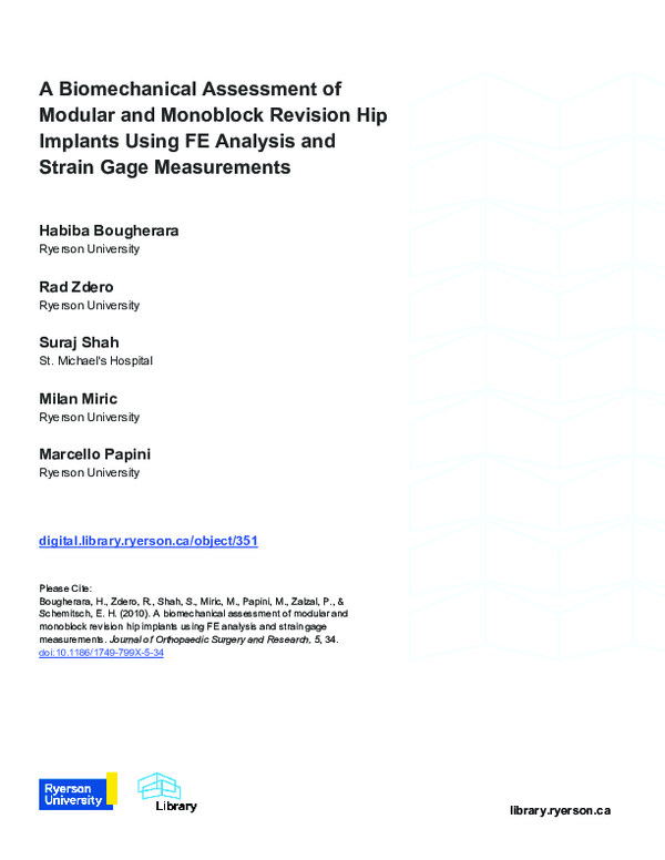 (PDF) A biomechanical assessment of modular and monoblock revision hip ...