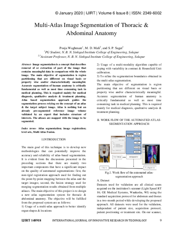 (PDF) Multi-Atlas Image Segmentation of Thoracic & Abdominal Anatomy