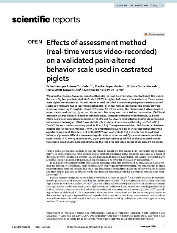 (PDF) Effects of assessment method (real-time versus video-recorded) on ...