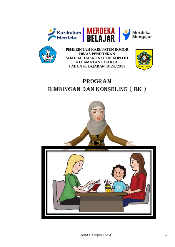 (PDF) Program Bimbingan dan Konseling SD_Kurikulum Merdeka