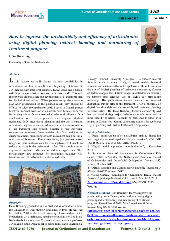 (PDF) How to improve the predictability and efficiency of orthodontics ...