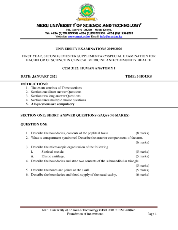 (PDF) MERU UNIVERSITY OF SCIENCE AND TECHNOLOGY MERU UNIVERSITY OF ...