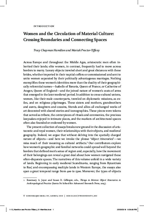 (PDF) Hamilton and Proctor Tiffany, "Women and the Circulation of ...