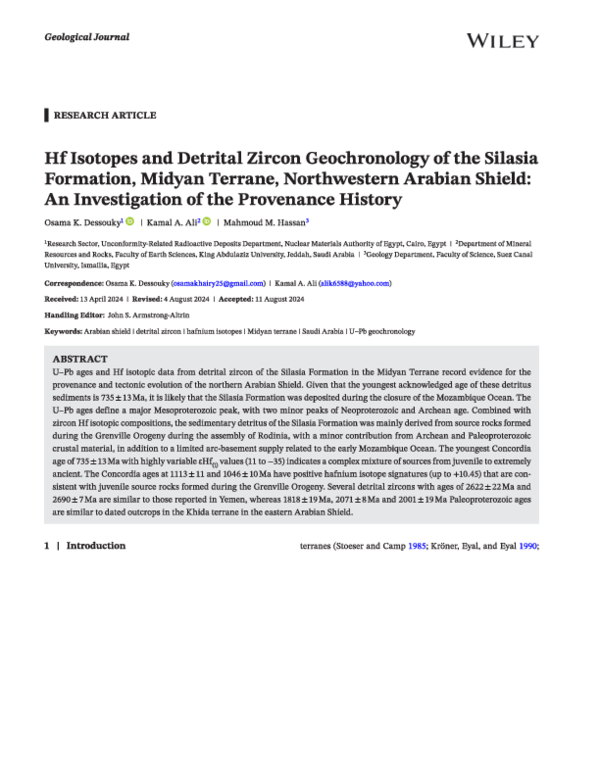(PDF) GJ Hf Isotopes and Detrital Zircon Geochronology of the Silasia