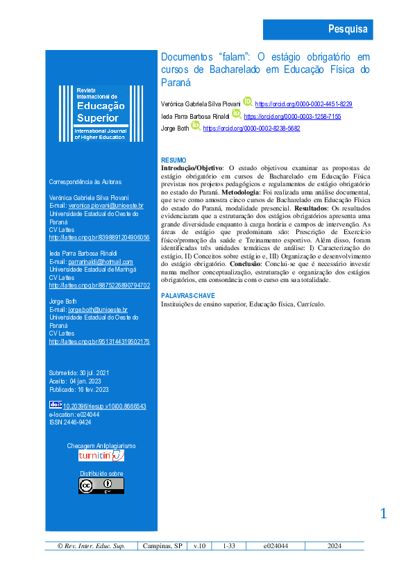 (PDF) Documentos “falam”