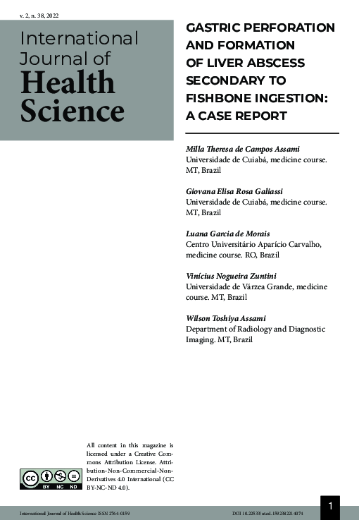 (PDF) Gastric perforation and formation of liver abscess secondary to ...