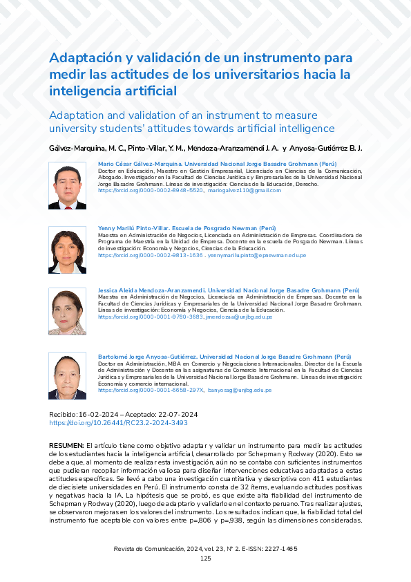 (PDF) Adaptación y validación de un instrumento para medir las actitudes de los universitarios ...