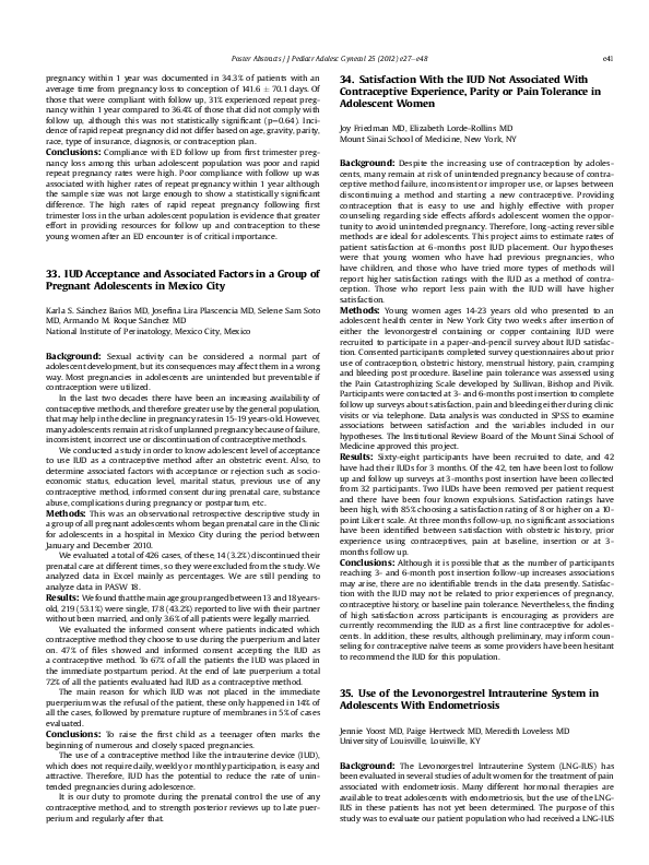 (PDF) IUD Acceptance and Associated Factors in a Group of Pregnant ...