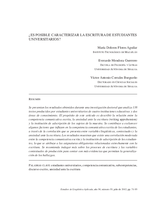(PDF) Es posible caracterizar la escritura de estudiantes ...