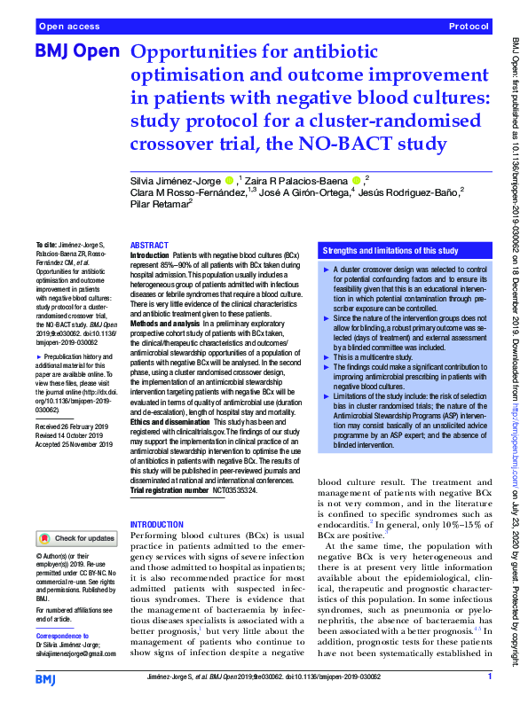 (PDF) Opportunities for antibiotic optimisation and outcome improvement ...