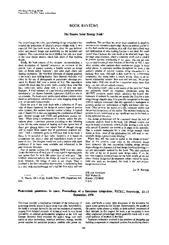 (PDF) The Passive Solar Energy Book