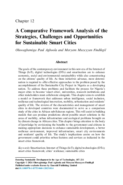 (PDF) A Comparative Framework Analysis of the Strategies, Challenges ...