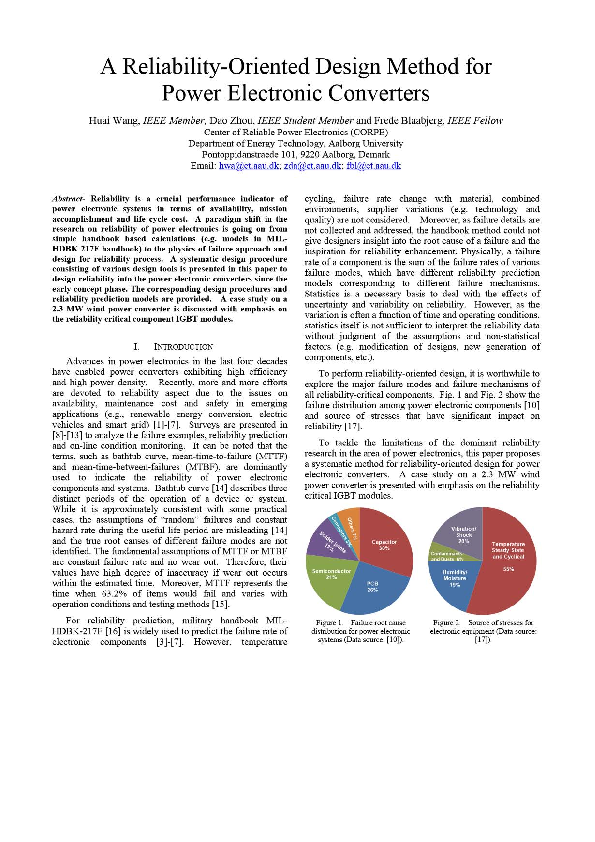 (PDF) A reliability-oriented design method for power electronic converters