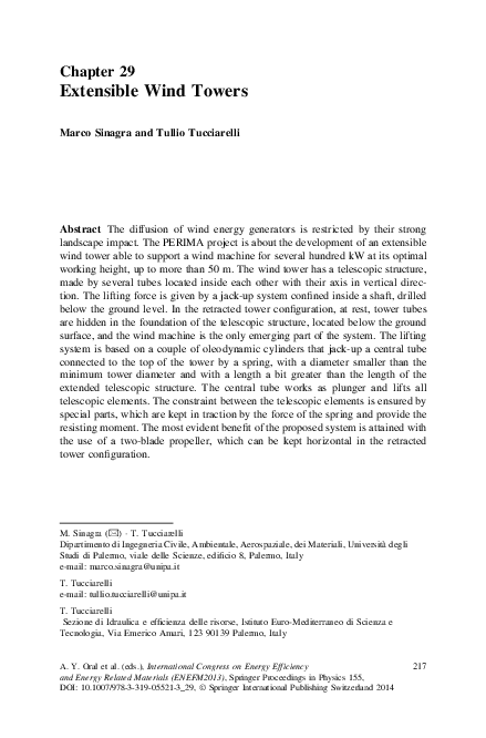 (PDF) Extensible Wind Towers