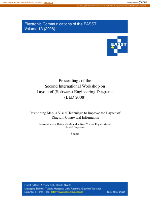 (PDF) Positioning Map: a Visual Technique to Improve the Layout of ...