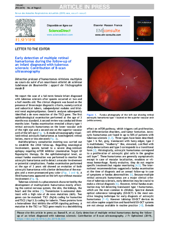 (PDF) Early detection of multiple retinal hamartomas during the follow ...