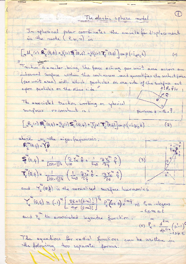 (PDF) The Elastic Sphere Model