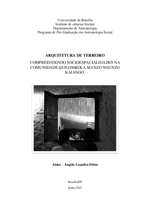 (PDF) Arquitetura de Terreiro: compreendendo socioespacialidades na ...