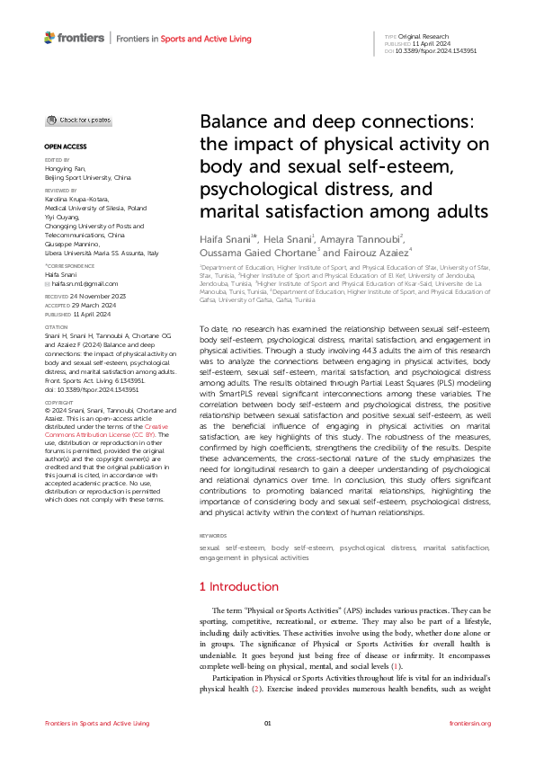 (PDF) Balance and deep connections: the impact of physical activity on body and sexual self ...