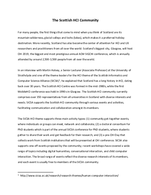 (PDF) The Scottish HCI community