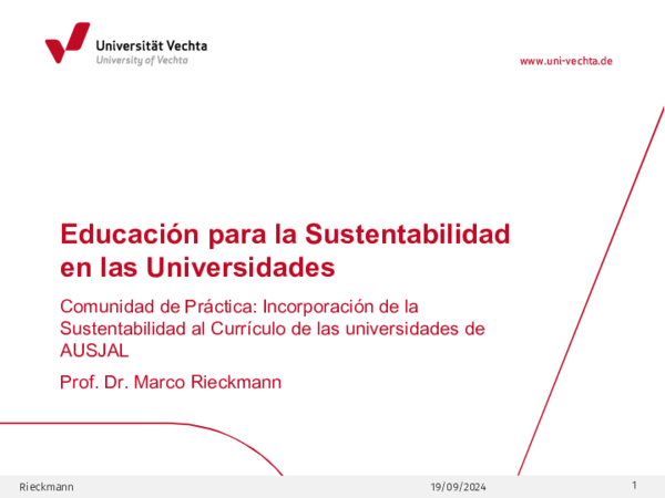 Pdf Educacion Para La Sustentabilidad En Las Universidades