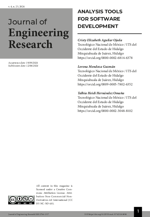 (PDF) ANALYSIS TOOLS FOR SOFTWARE DEVELOPMENT (Atena Editora)