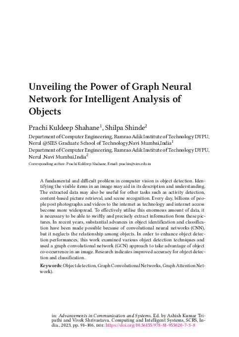 (PDF) Unveiling the Power of Graph Neural Network for Intelligent Analysis of Objects